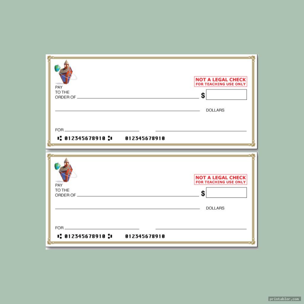 Pretend Checks Printable Gridgit