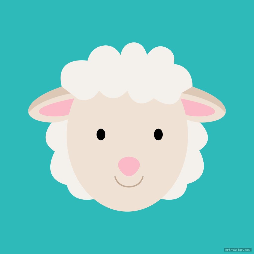 Sheep Face Template Printable Gridgit