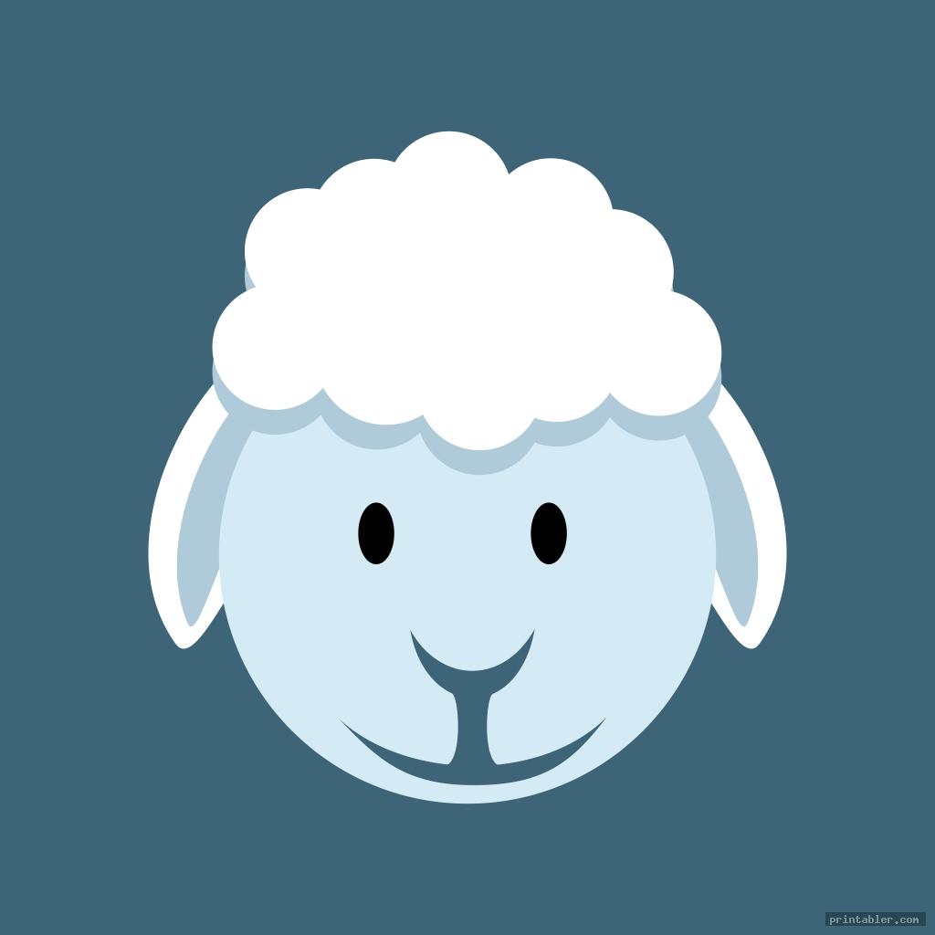 Sheep Face Template Printable Gridgit