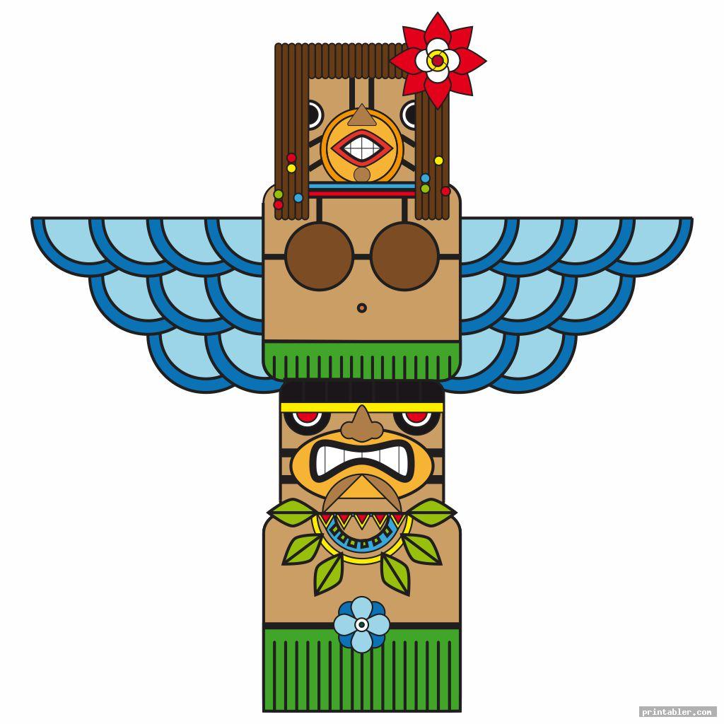 Printable Totem Pole