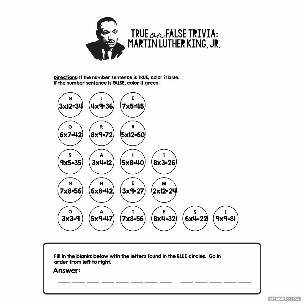 Black History Month Quiz Printable Printable Word Searches