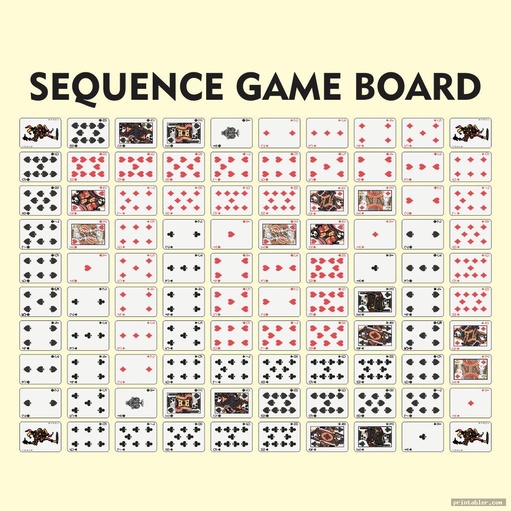 Play Sequence Card Game Online Npgsa