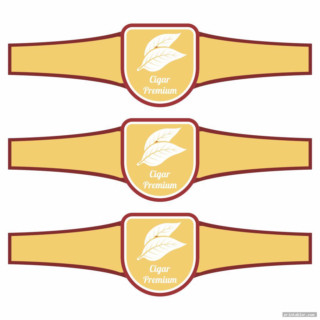 Cigar Labels Template Free